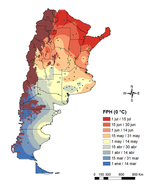 Mapa De Zonas De Resistencia De La Usda Con Fecha De Heladas Tardías